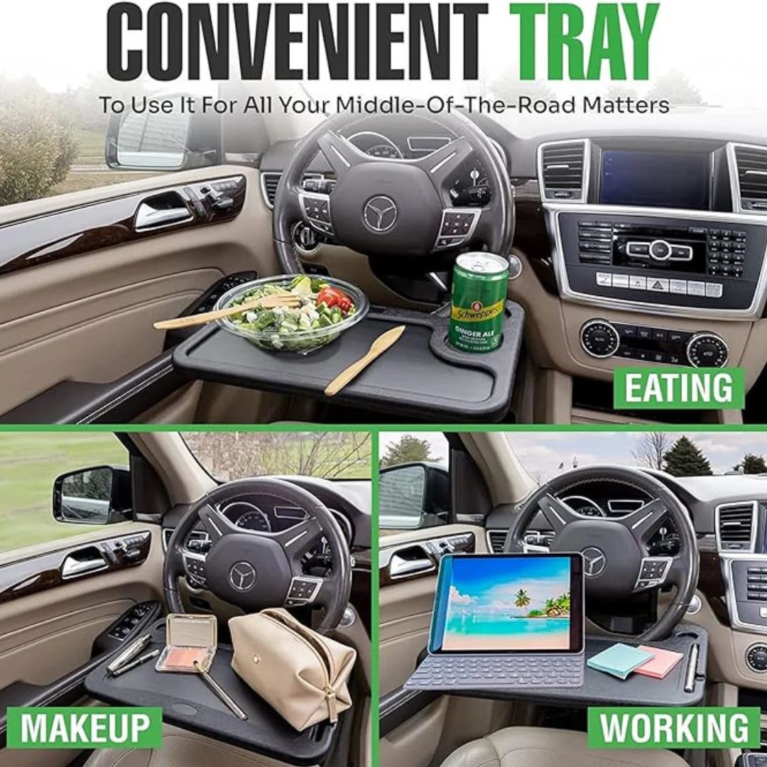 Car Food Tray Attachable Steering Wheel – Maqsood